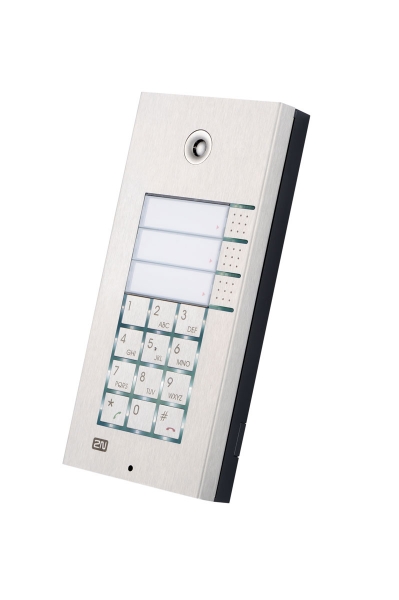 2N IP Vario Door Intercom Unit - 3 call buttons, keypad 9137131KU