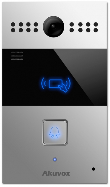 Akuvox IP Door Intercom Unit with 1 Call Button (Video & Card reader ...