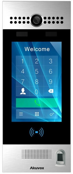 Akuvox IP Touchscreen Door Intercom Unit with secure Face Recognition ...