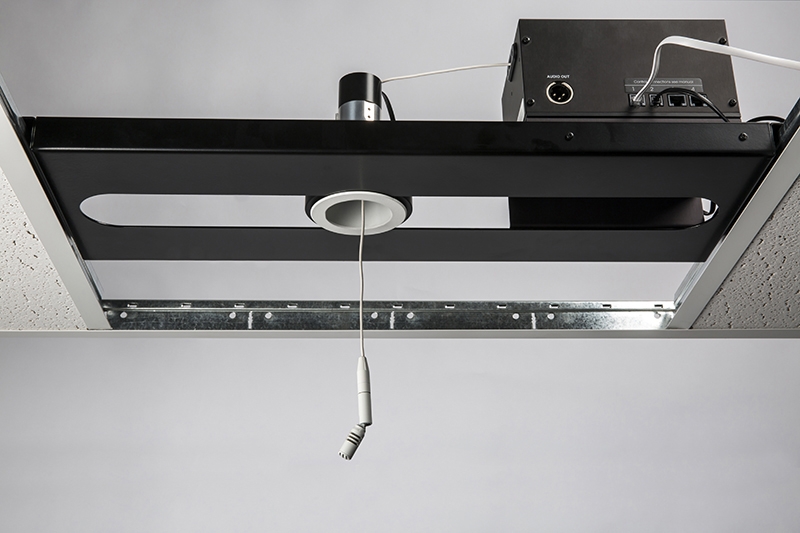 CIE AV Solutions Clockaudio Motorised Retractable Ceiling Microphone ...